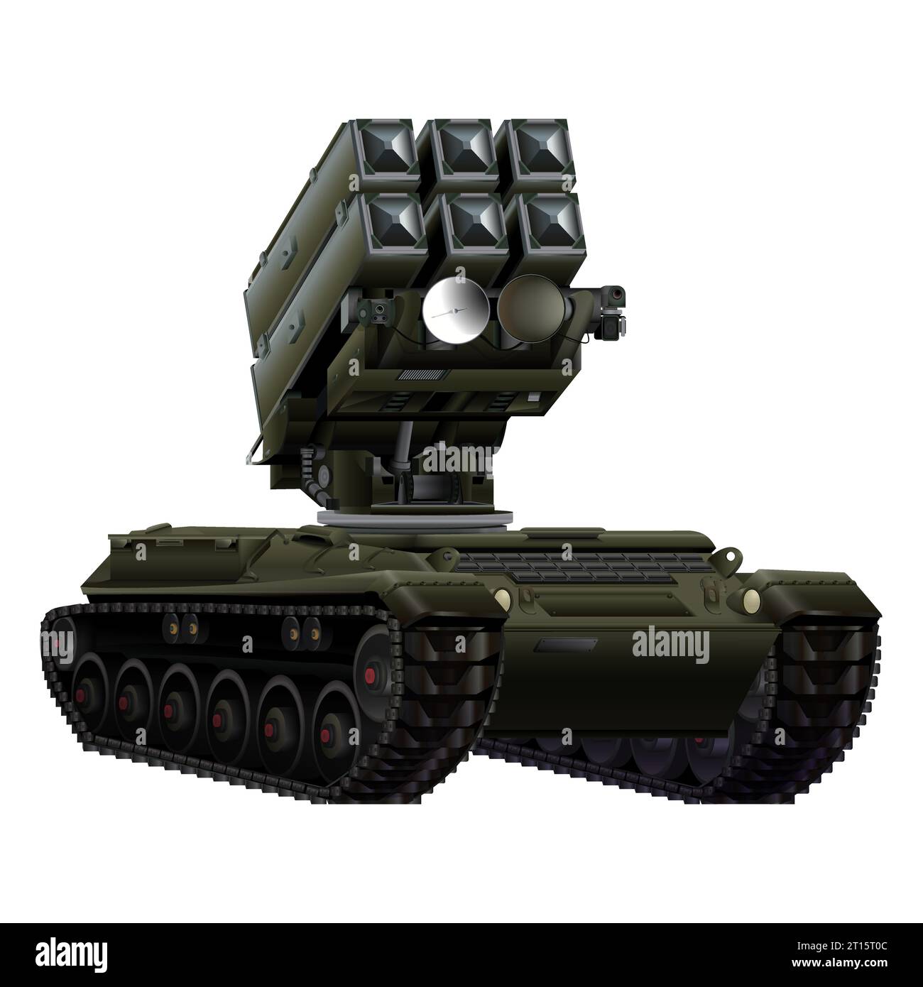 Self propelled anti aircraft Stock Vector Images - Alamy