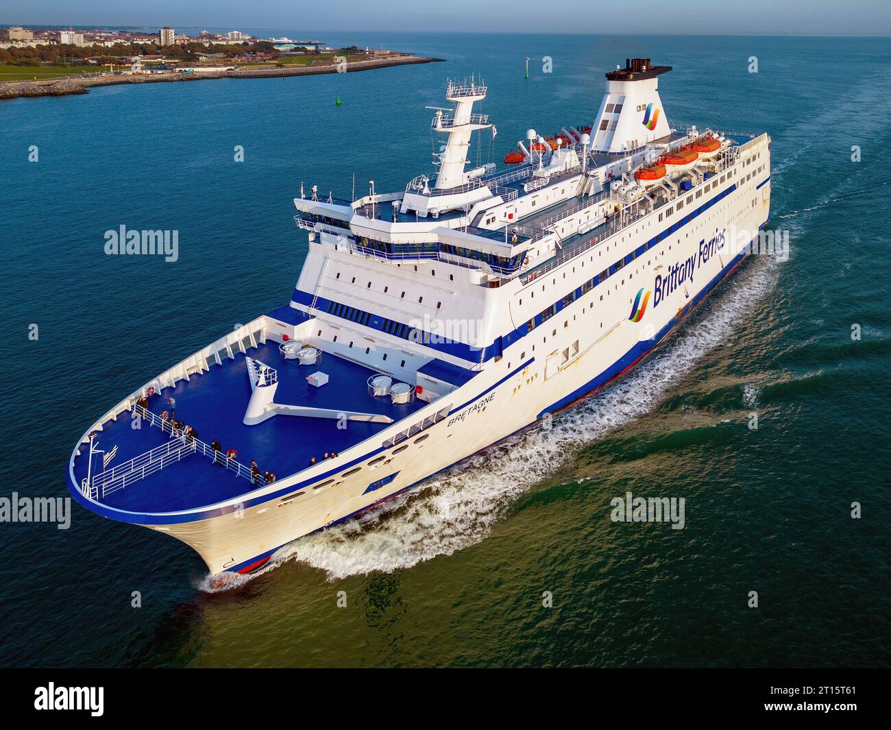 Bretagne is a cross-Channel ferry operated by Brittany Ferries between ...