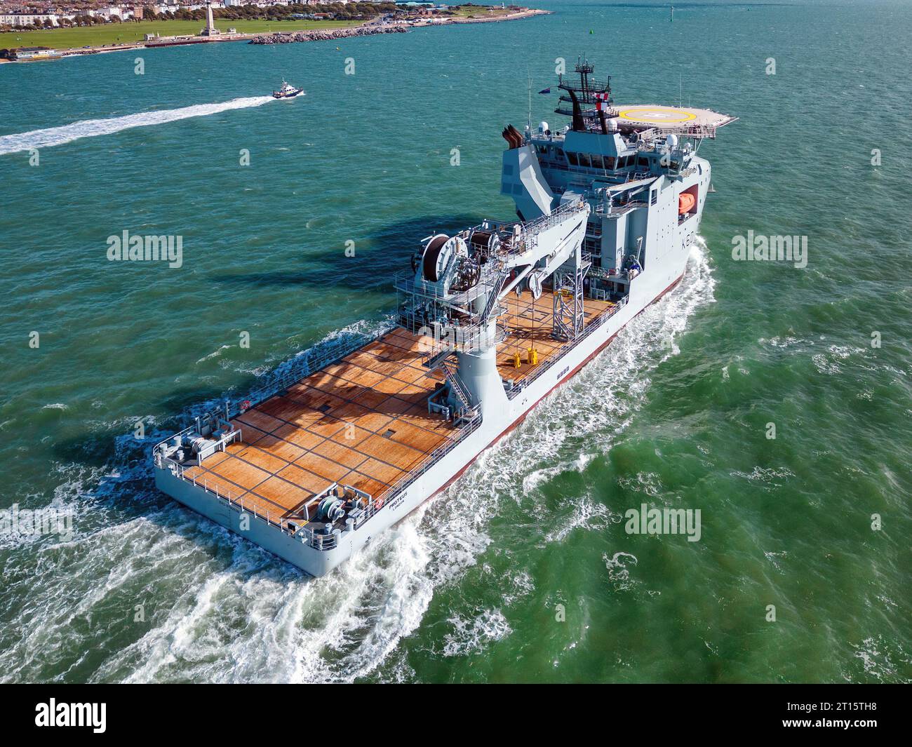 RFA Proteus (K60) is a Multi-Role Ocean Surveillance Ship tasked with ...