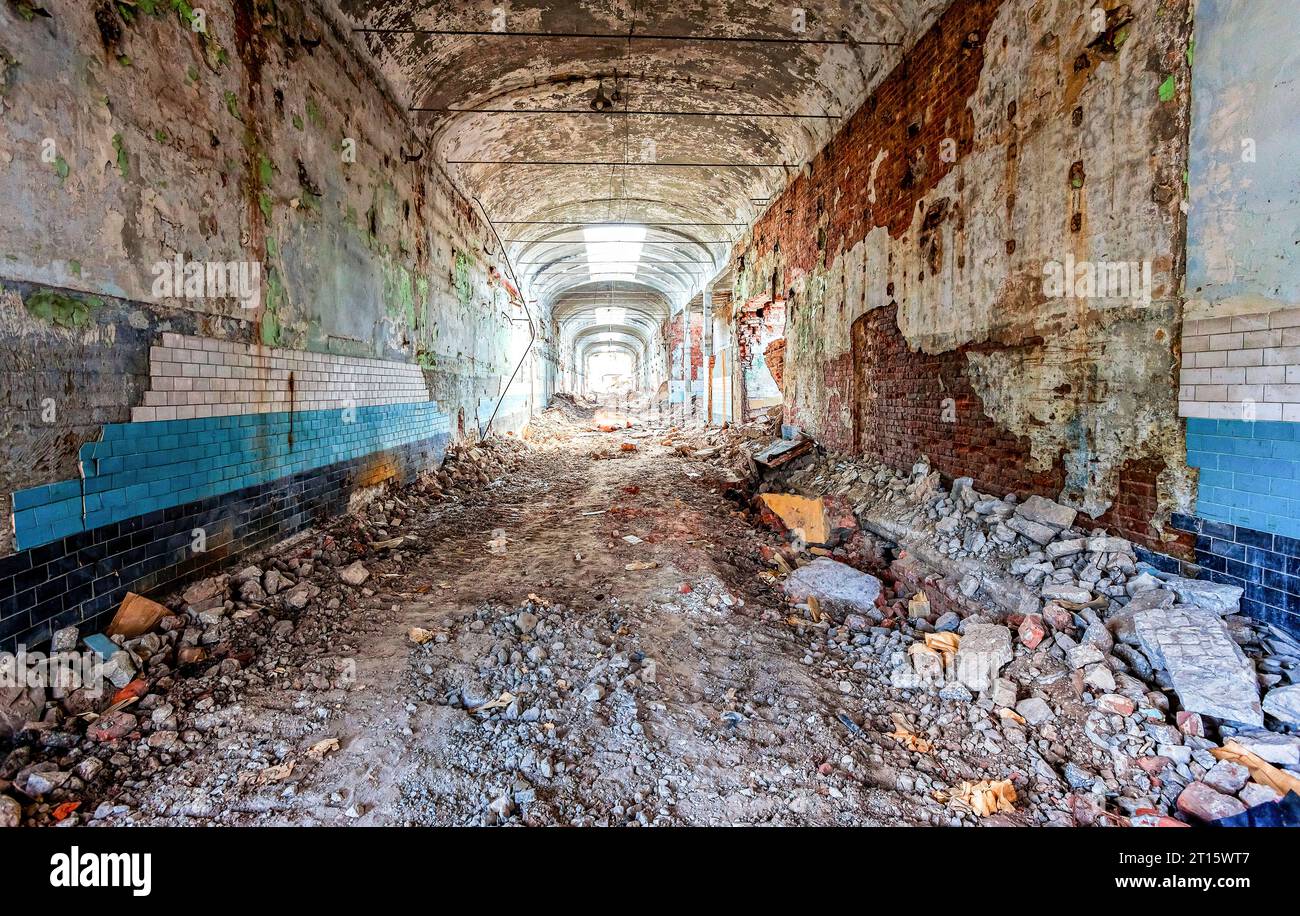 Destroyed building, can be used as demolition, earthquake, terrorist ...