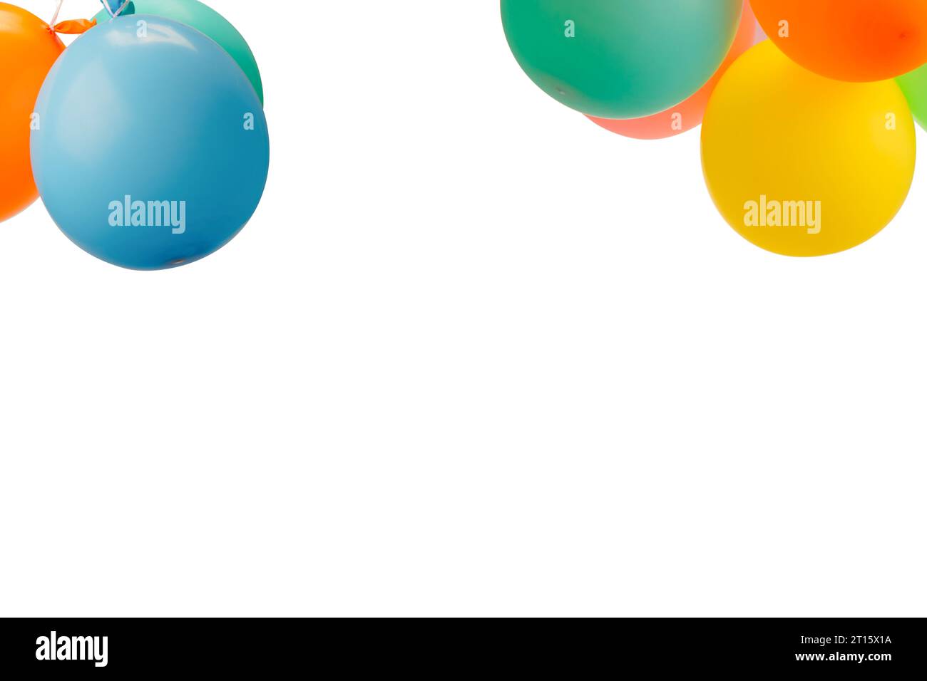 A Ballon isolated on a white background. Copy space Stock Photo - Alamy