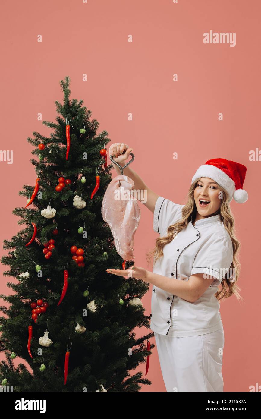 Santa chef hat hi-res stock photography and images - Alamy