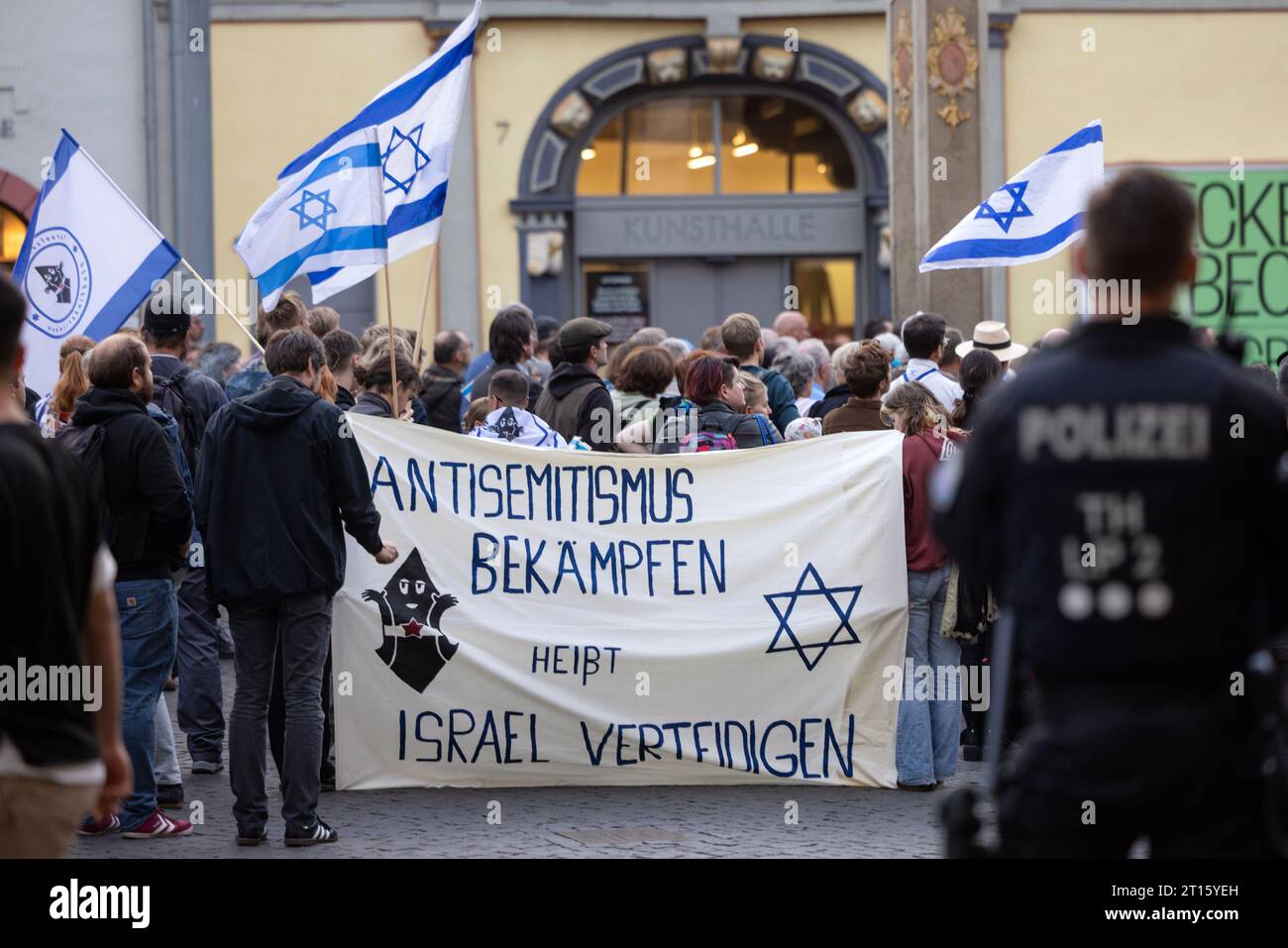 Erfurt, Germany. 11th Oct, 2023. "Fighting anti-Semitism means ...