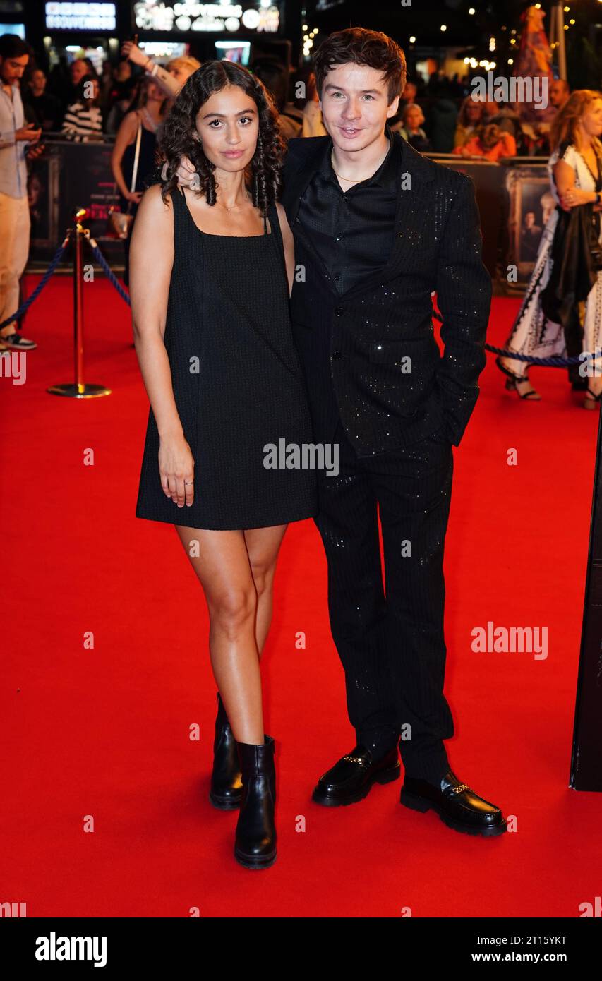 Robyn Cara and Scott Chambers attending the world premiere of Doctor ...