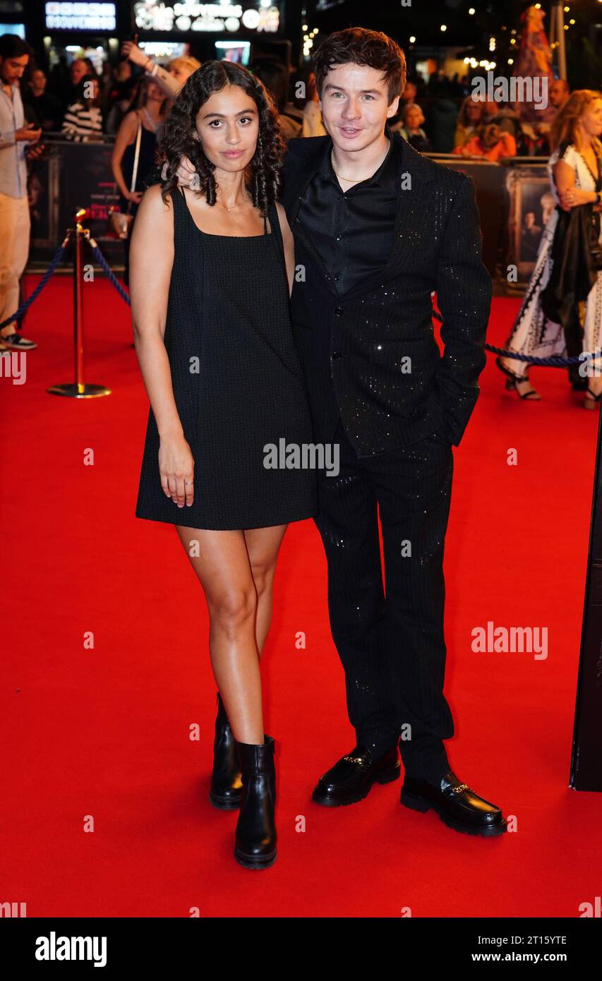 Robyn Cara and Scott Chambers attend the world premiere of Doctor ...