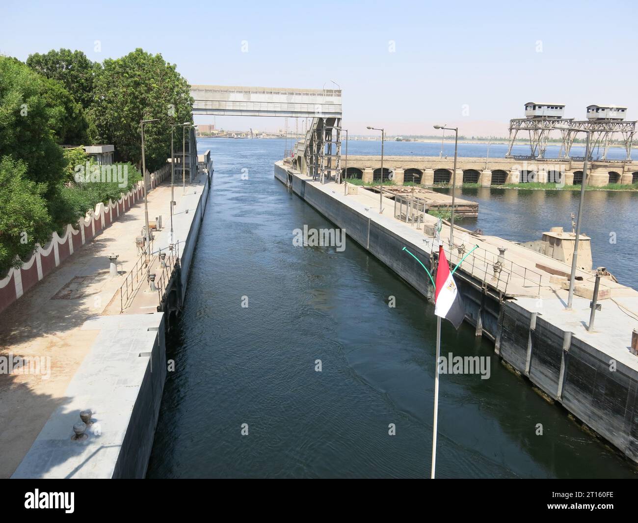 Inaugurated in 2008, the new Esna Lock & Barrage system controls the ...