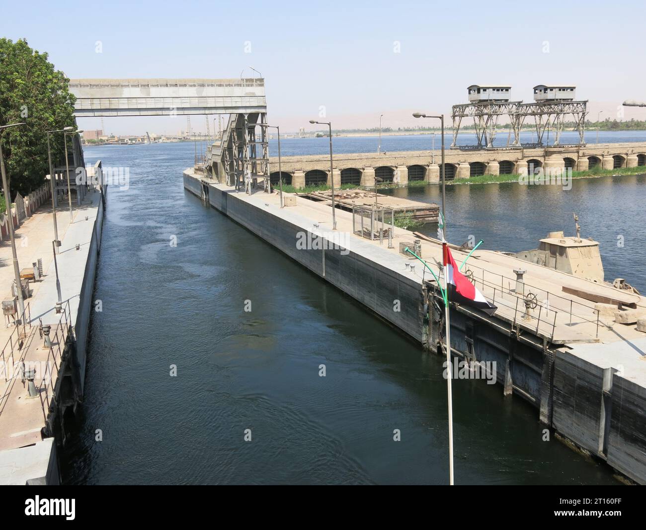 Inaugurated in 2008, the new Esna Lock & Barrage system controls the ...