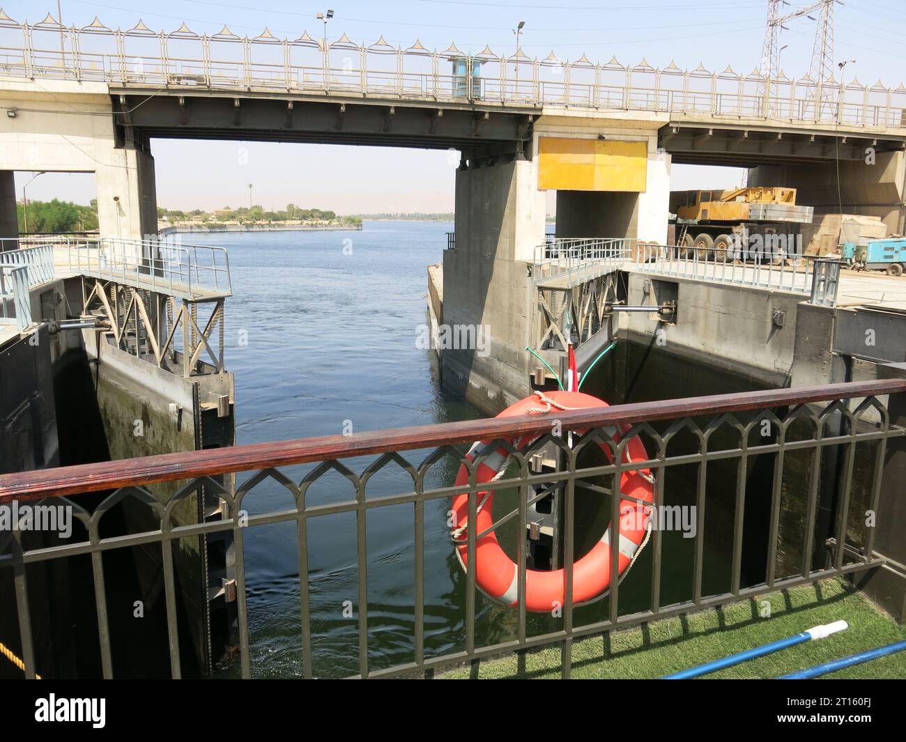 Inaugurated in 2008, the new Esna Lock & Barrage system controls the ...