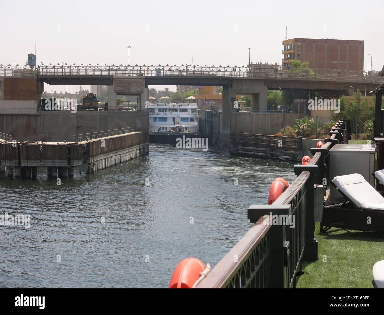 Inaugurated in 2008, the new Esna Lock & Barrage system controls the ...