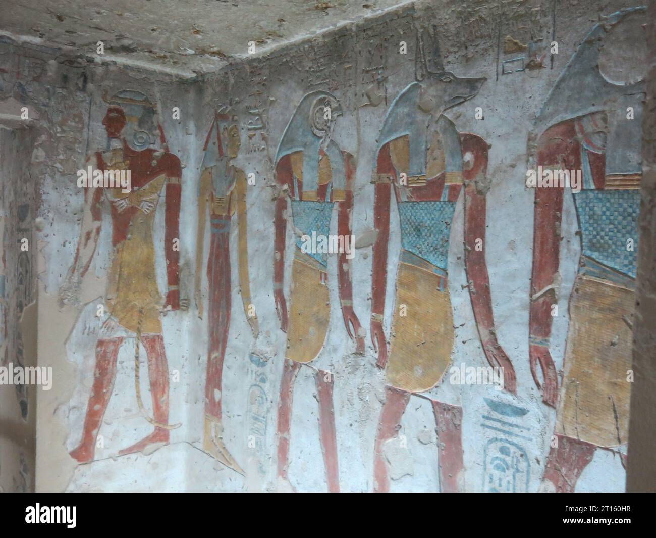 Ancient Egypt & the Valley of the Kings: brightly coloured paintings ...