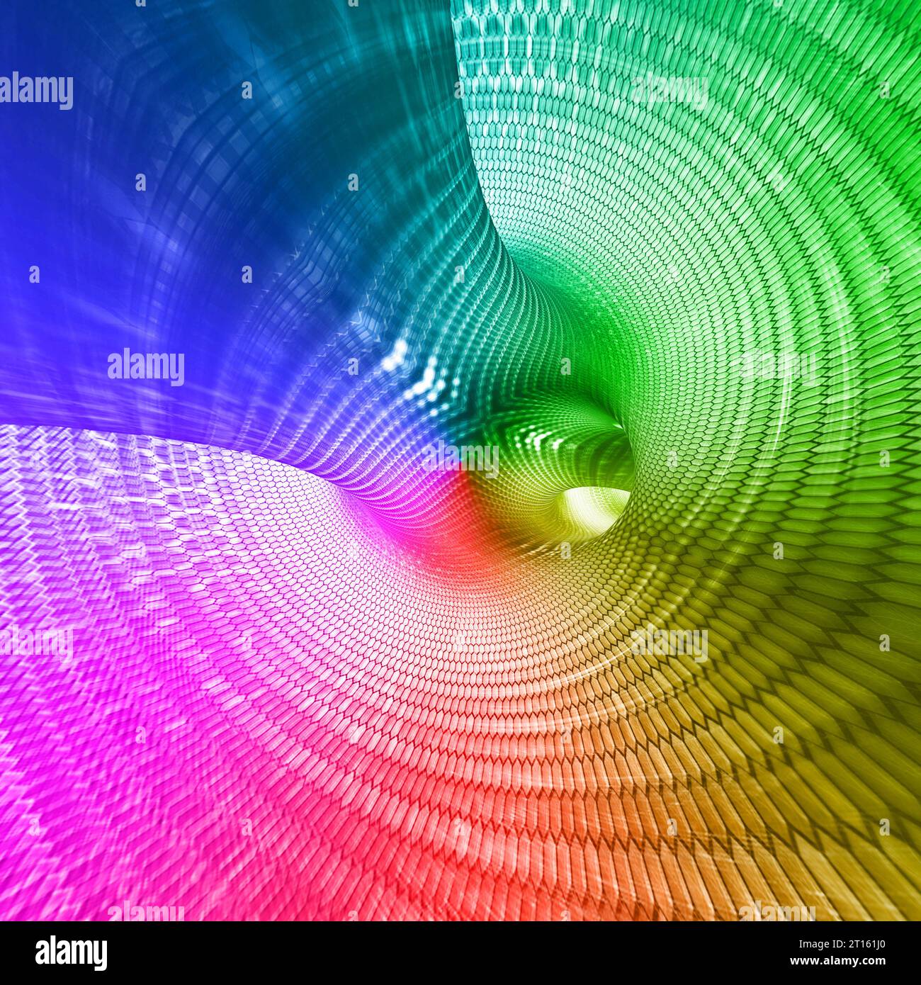 Rainbow colors technology background 3d rendering Stock Photo - Alamy