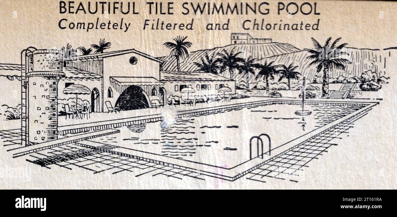 1940's swimming pool hi-res stock photography and images - Alamy