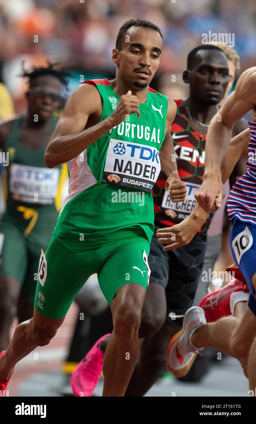 Isaac Nader of Portugal competing in the 1500m Men Heat 1 at the World ...