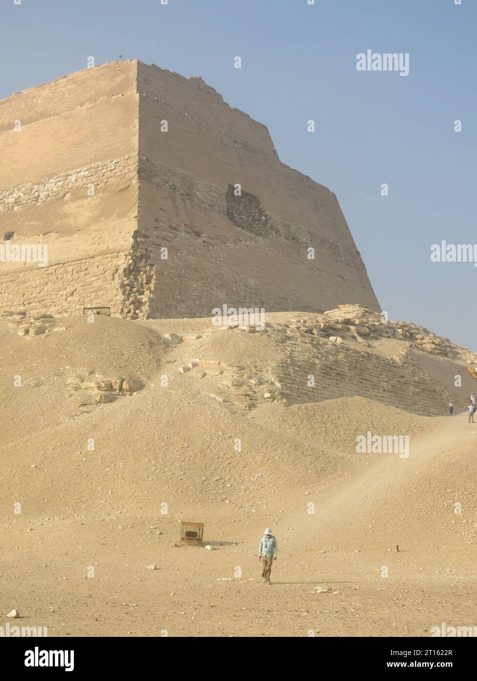 Less visited than Giza, the pyramid of Maydoum (Meidum) was constructed ...