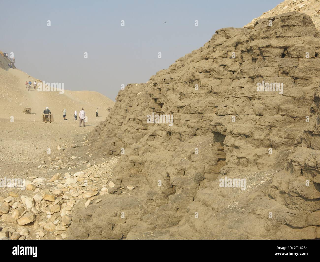 'Mastaba No. 17', ancient burial chambers constructed in the mud brick ...