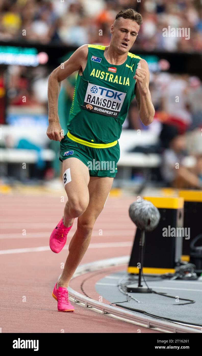 Matthew Ramsden of Australia competing in the 1500m Men Heat 1 at the ...