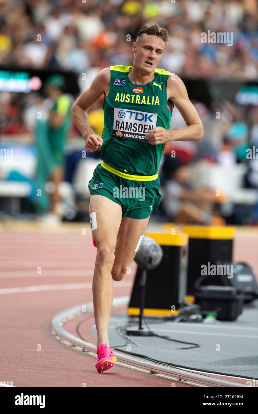 Matthew Ramsden of Australia competing in the 1500m Men Heat 1 at the ...