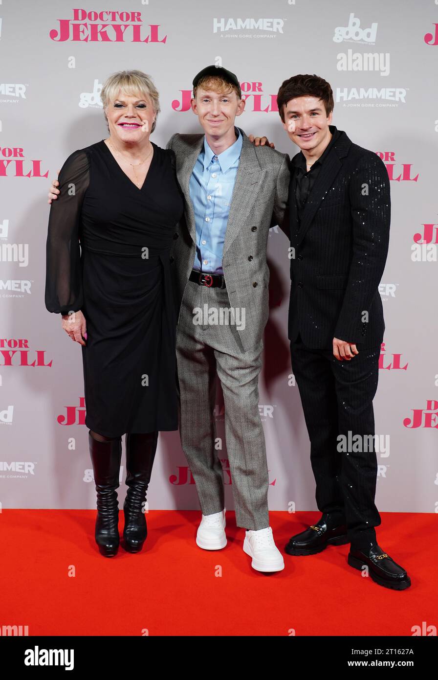 Eddie Izzard, Joe Stephenson, and Scott Chambers attend the world ...