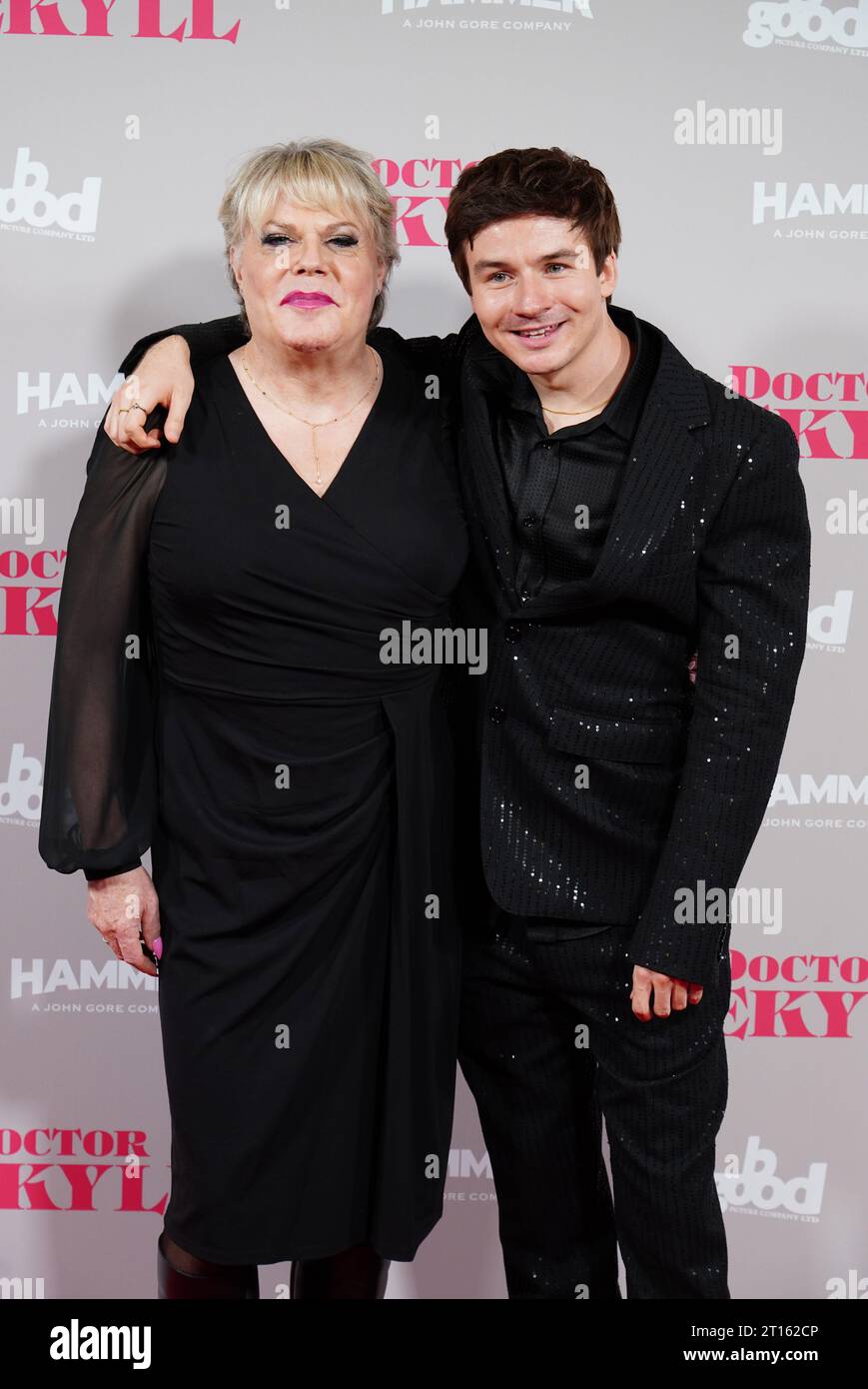 Eddie Izzard (left) and Scott Chambers attend the world premiere of ...