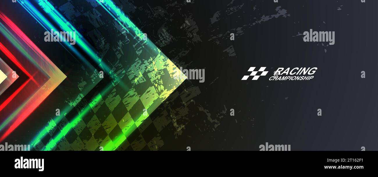 Racing speed background, vector illustration abstraction in car track ...