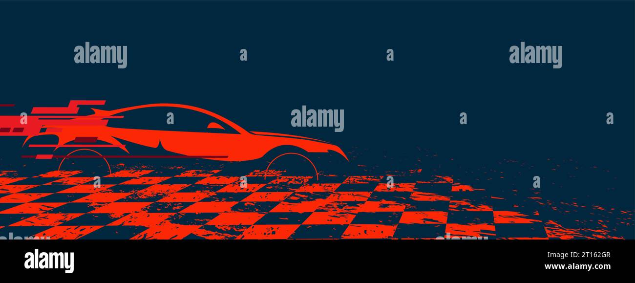 Racing speed background, vector illustration abstraction in car track ...