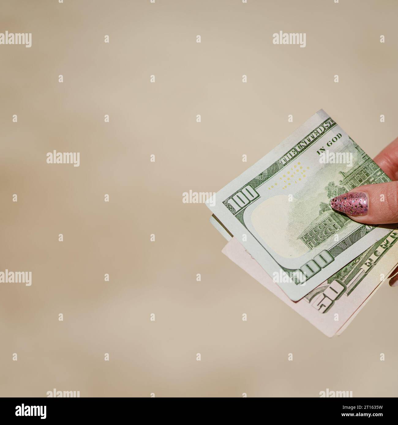 Macro shot of USD currency. USD inflation, US money Stock Photo - Alamy