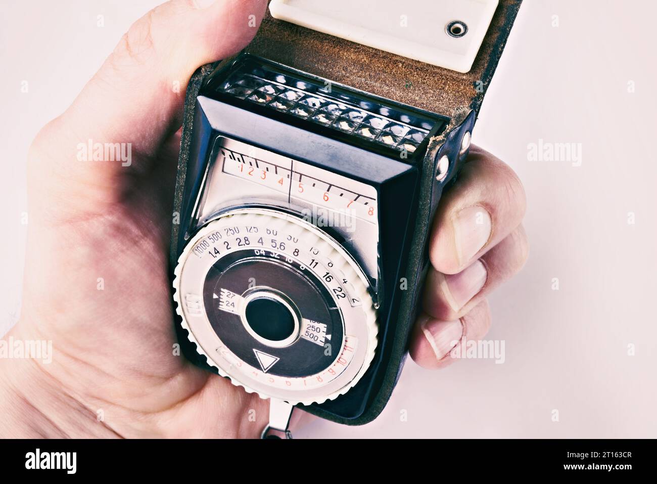 Old vintage russian soviet photo selenium photocell exposure meter on ...