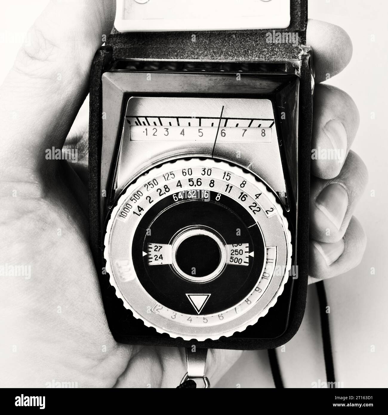 Old vintage russian soviet photo selenium photocell exposure meter on ...