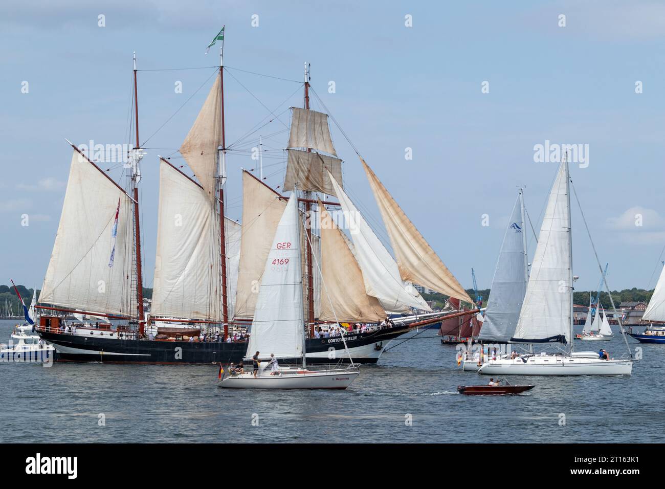 Kiel, Schleswig-Holstein, Germany. 24th June, 2023. The three-masted ...