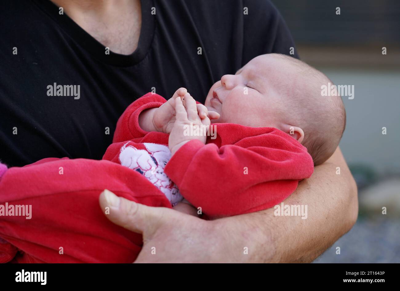 Foto Manuel Geisser 11.10.2023 Kleinkind, Baby . Bild : Layla 2 Monate ...