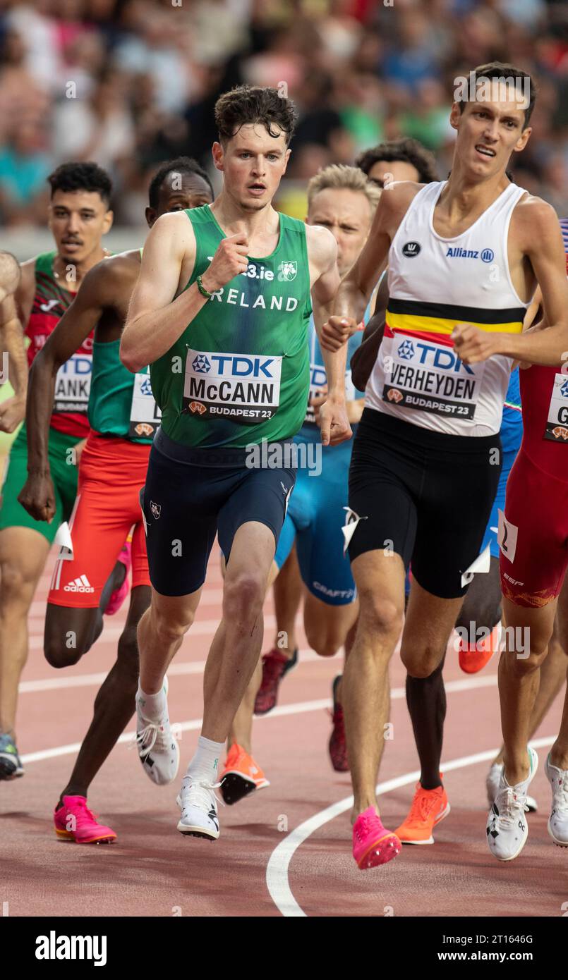 Luke McCann of Ireland competing in the 1500m Men Heat 2 at the World ...