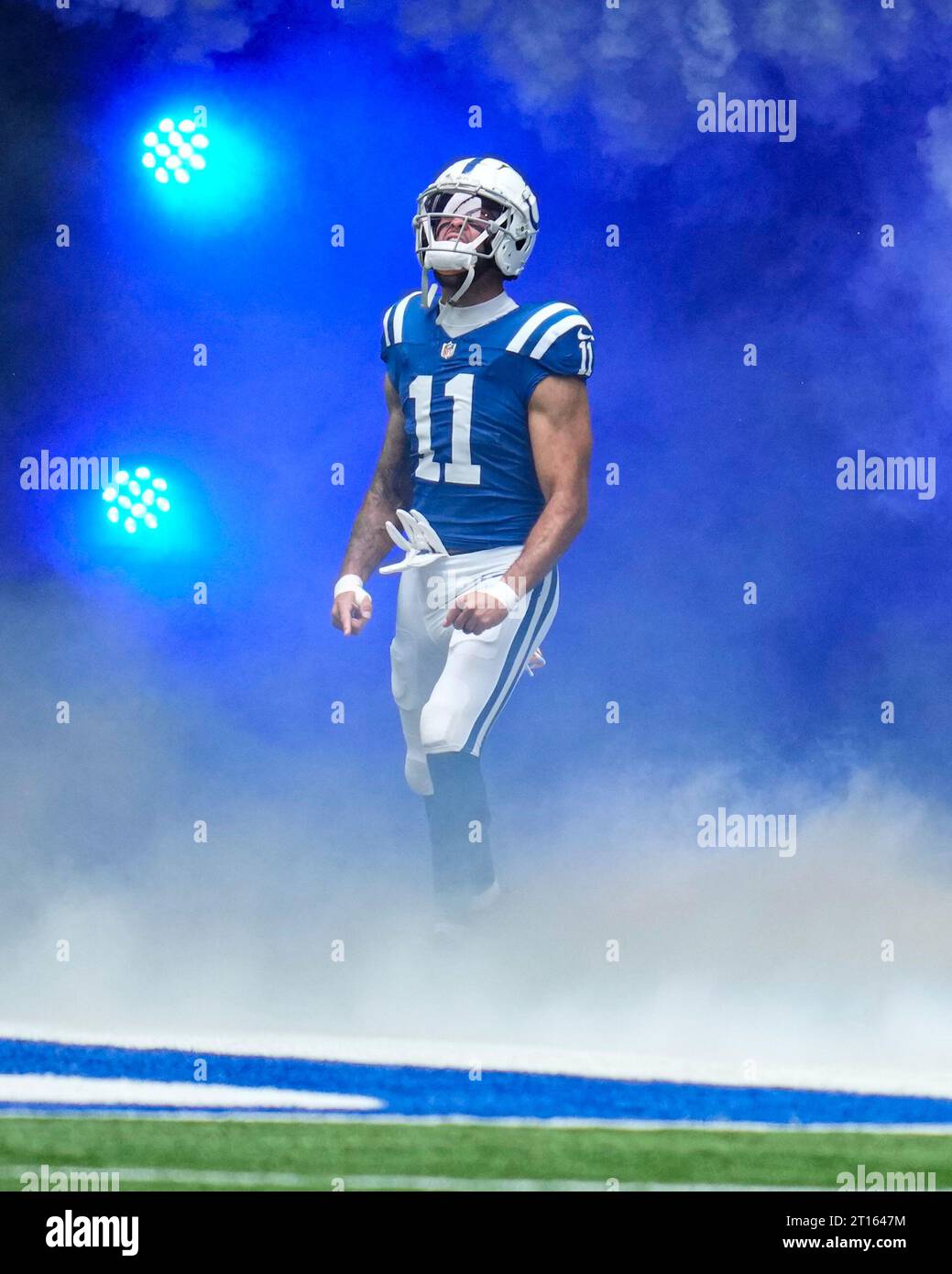 Indianapolis Colts wide receiver Michael Pittman Jr. (11) is introduced ...