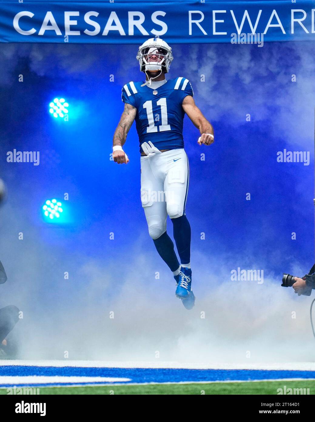 Indianapolis Colts wide receiver Michael Pittman Jr. (11) is introduced ...