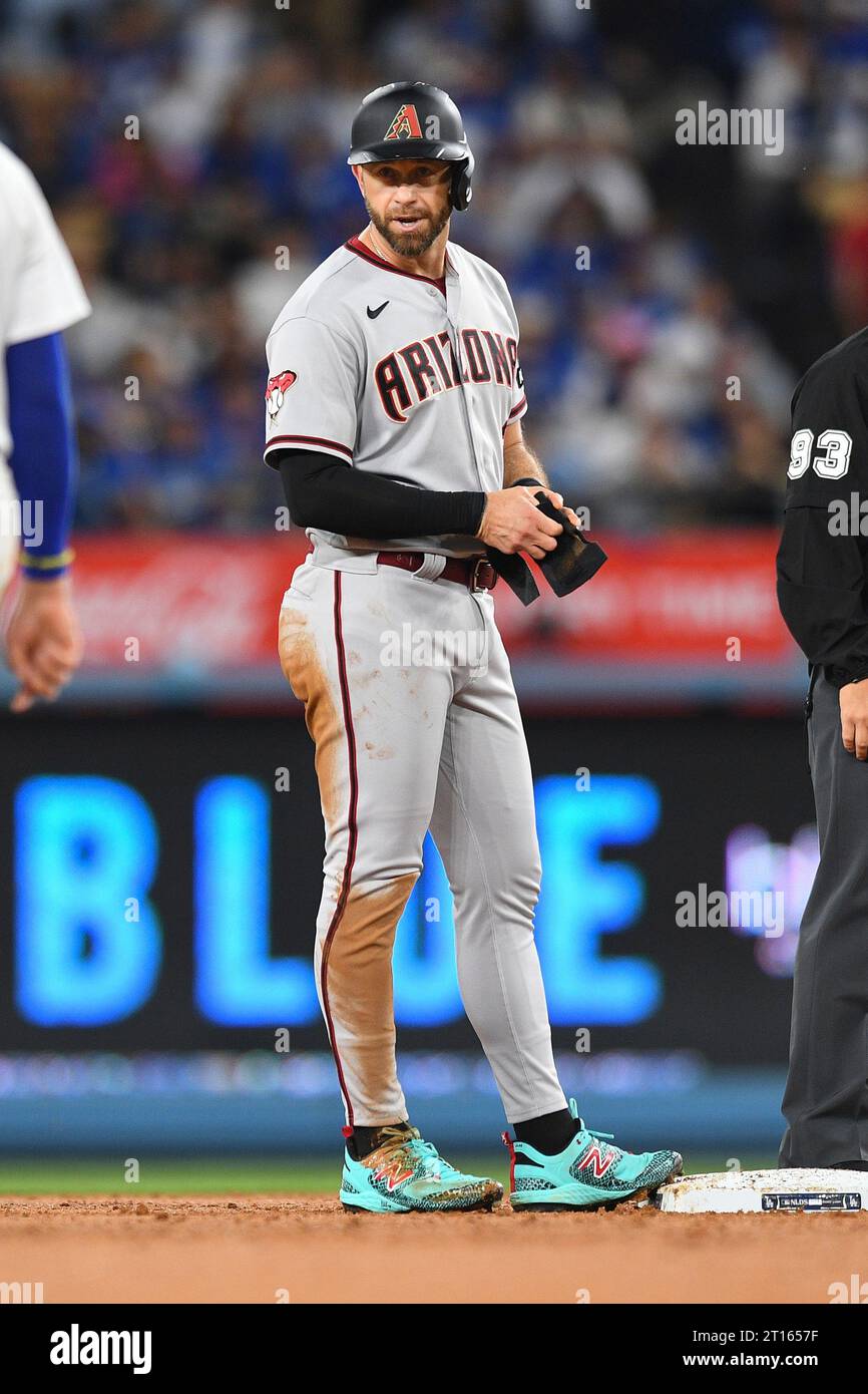 LOS ANGELES, CA - OCTOBER 09: Arizona Diamondbacks third baseman Evan ...