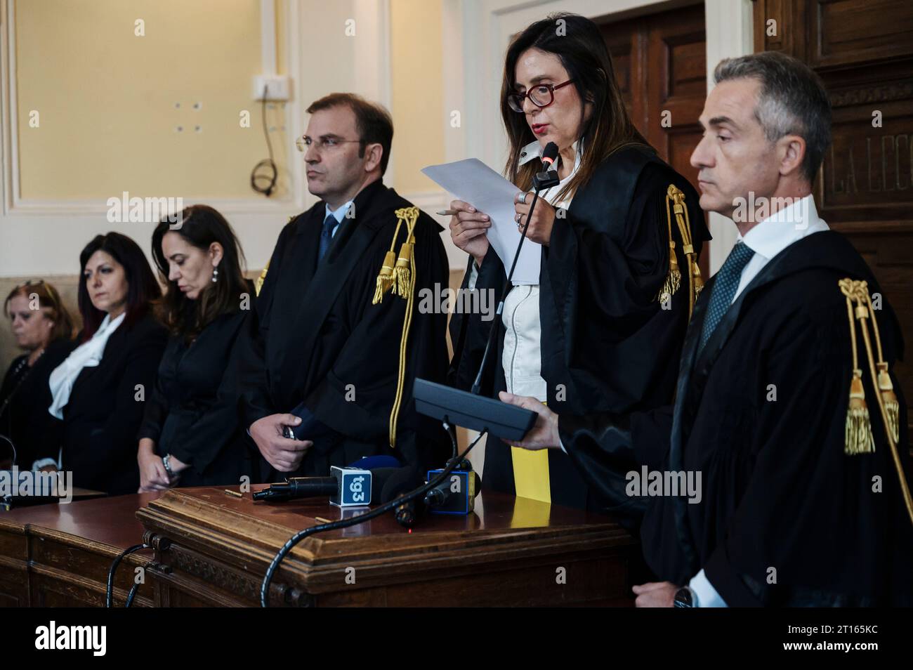 Reggio Calabria, Catanzaro, Italy. 11th Oct, 2023. Elisabetta Palumbo ...