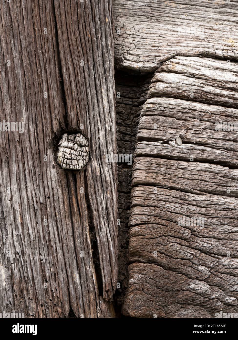 Old Wooden Barn, Hopesay, Craven Arms, Shropshire, England, UK Stock ...