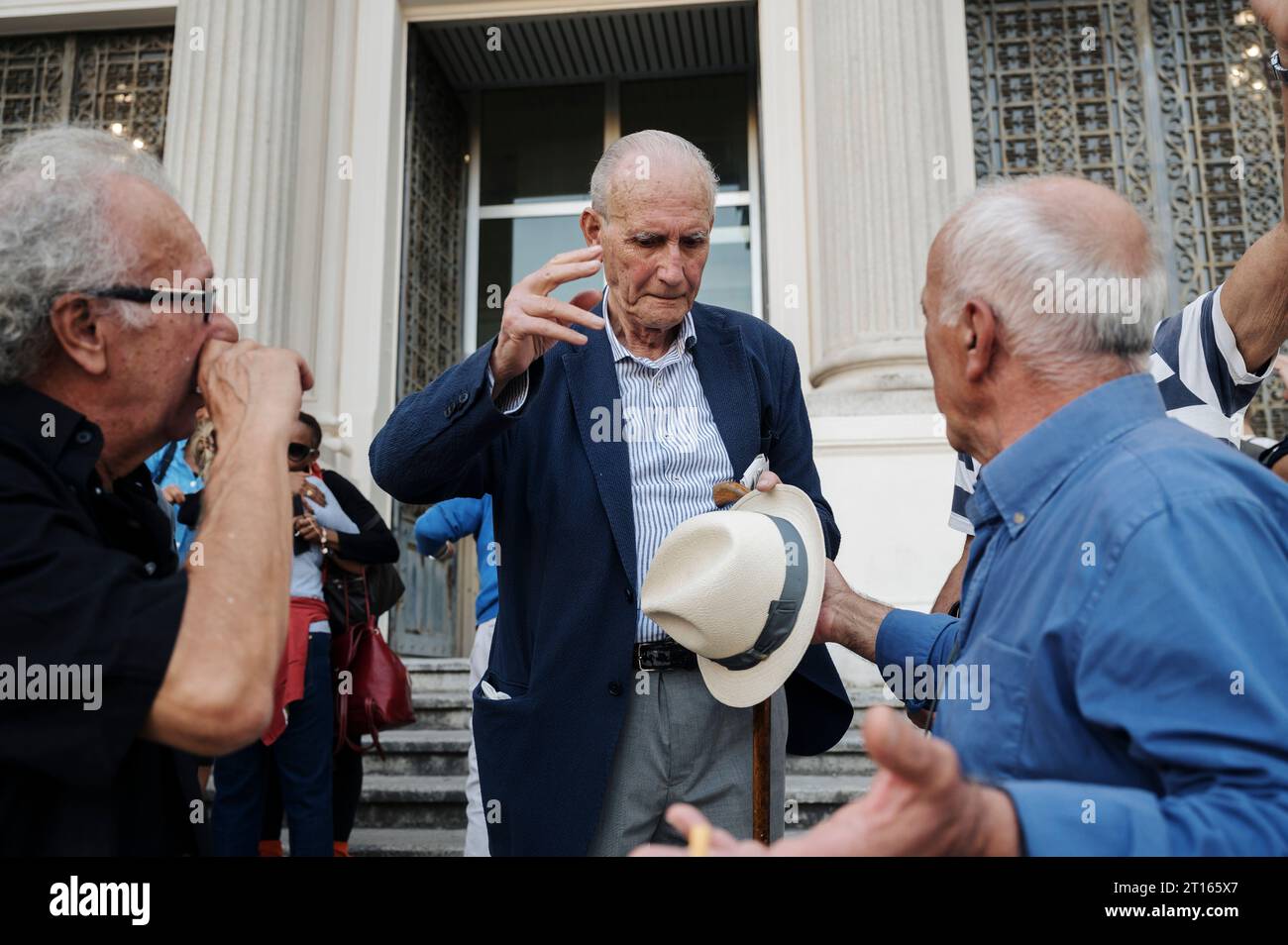 Reggio Calabria, Catanzaro, Italy. 11th Oct, 2023. People seen ...