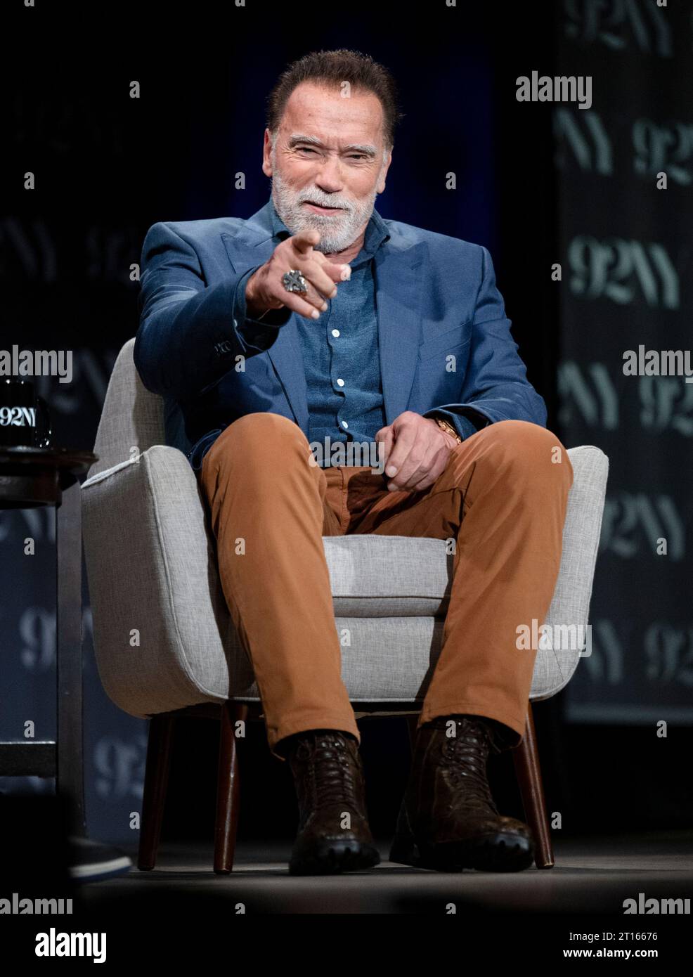Arnold Schwarzenegger in conversation to discuss his book "Be Useful ...