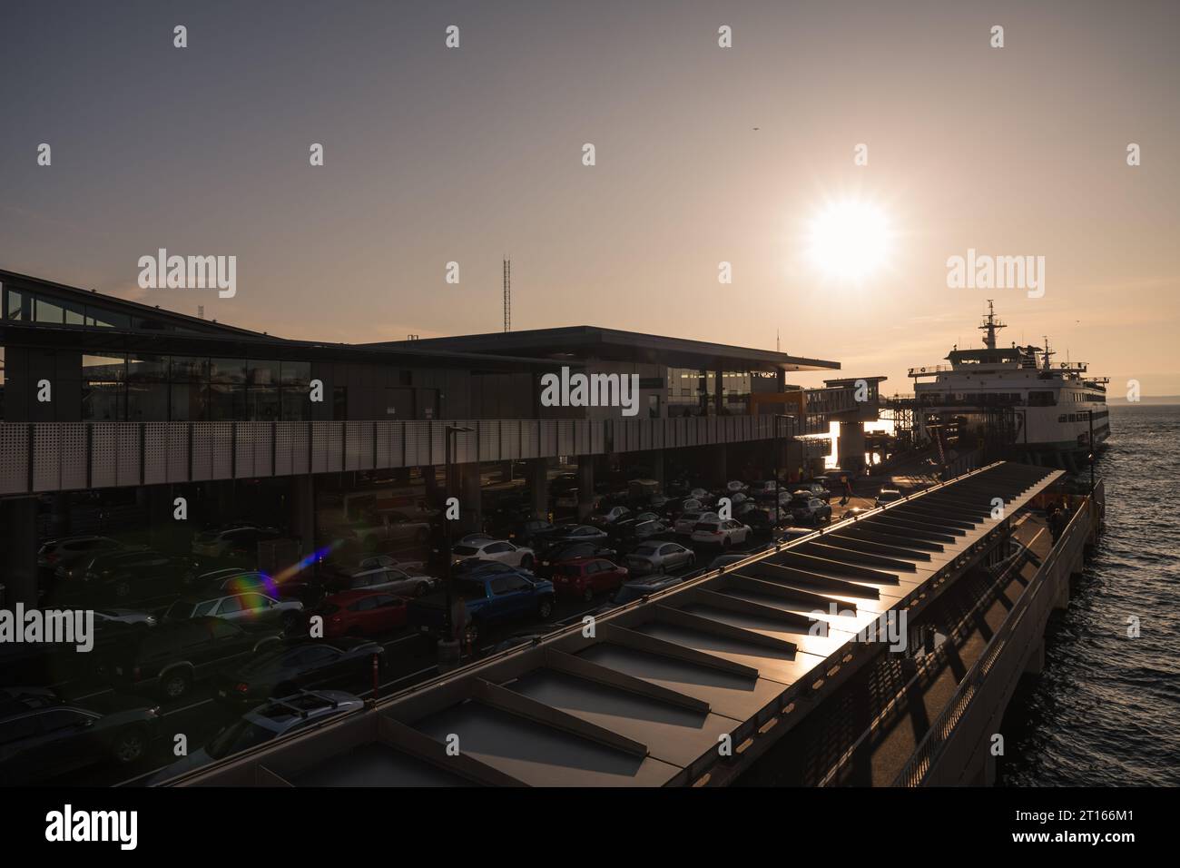 Seattle, USA. 29 Sep, 2023. The newly finished Colman Ferry Terminal on ...