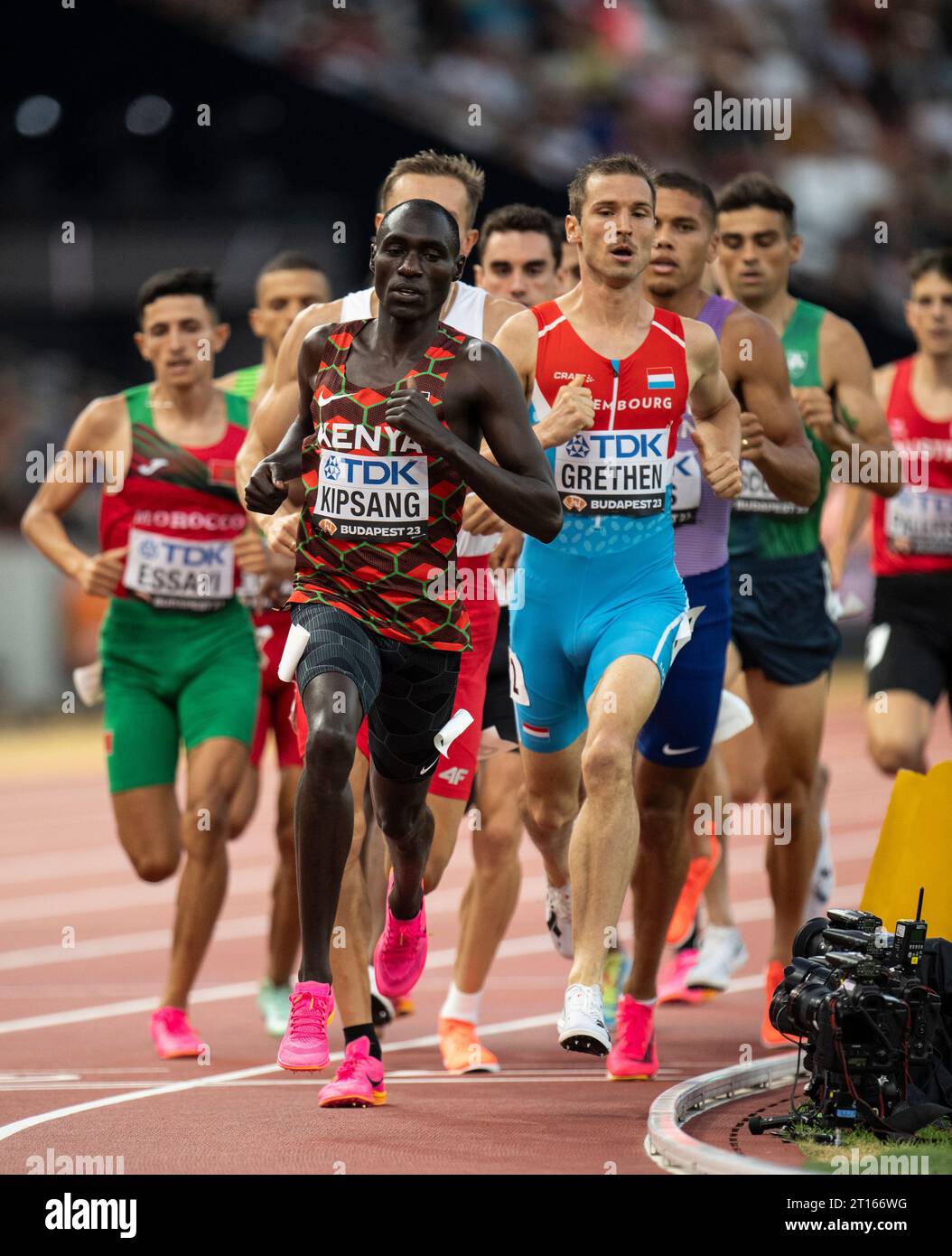 Abel Kipsang of Kenya competing in the 1500m Men Heat 4 at the World ...