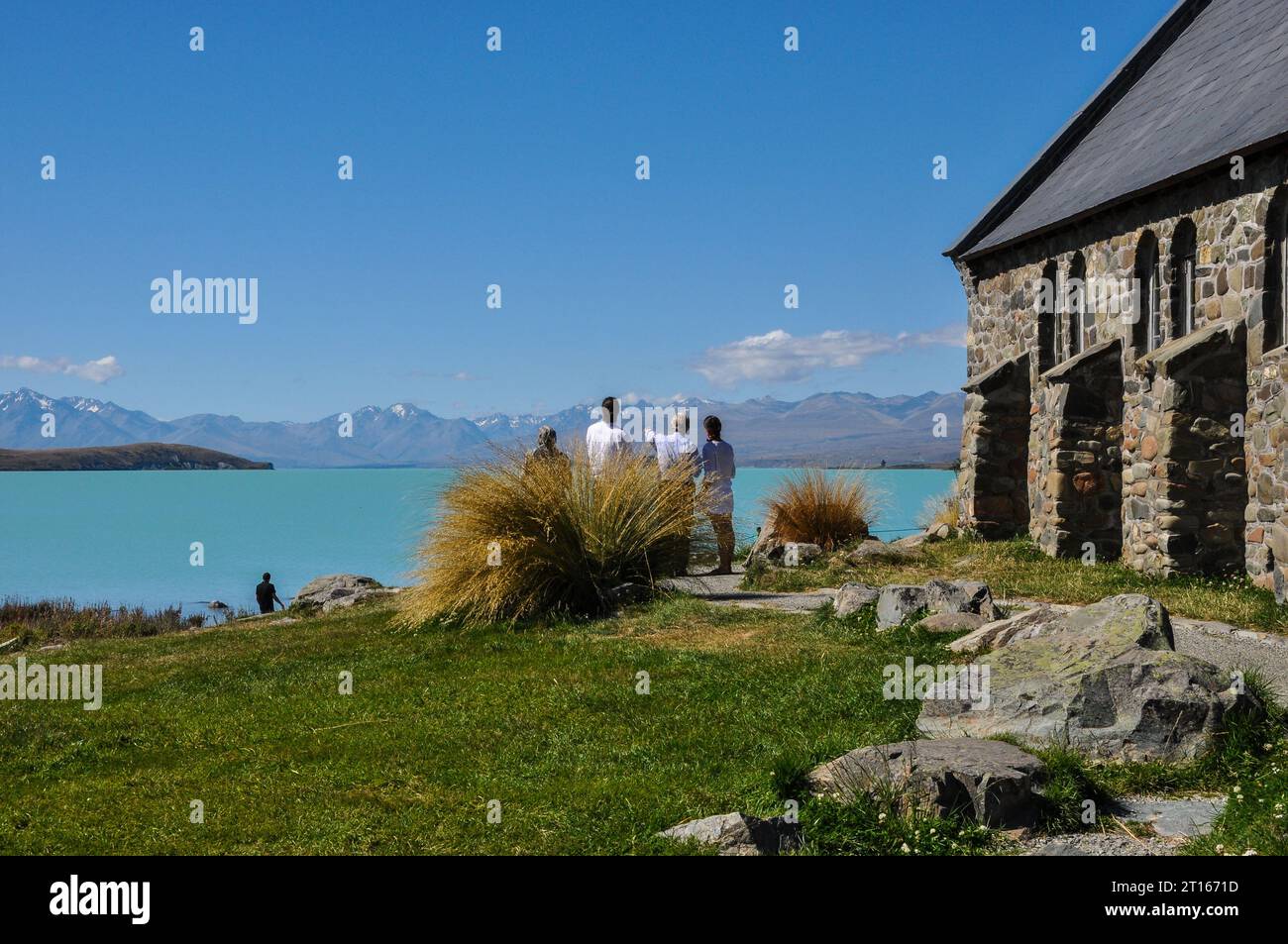 Church of the Good Shepherd on Lake Tekapo, New Zealand which was the ...