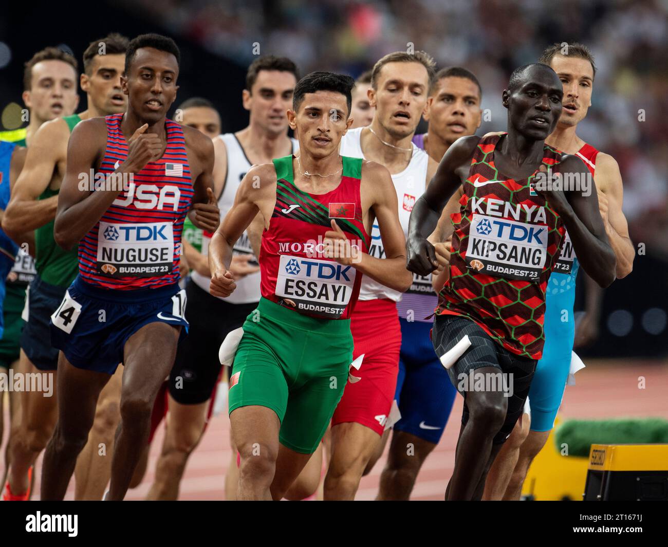 Anass Essayi of Morocco competing in the 1500m Men Heat 4 at the World ...