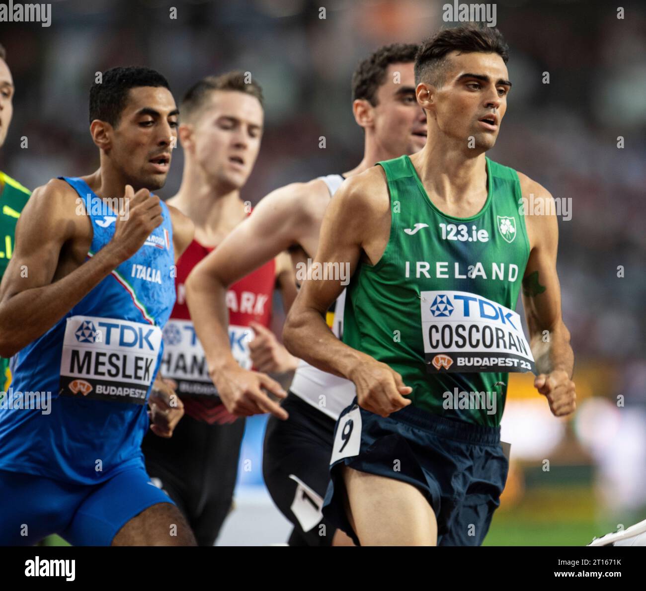 Andrew Coscoran of Ireland competing in the 1500m Men Heat 4 at the ...