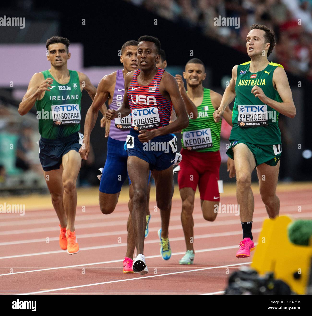 Andrew Coscoran of Ireland competing in the 1500m Men Heat 4 at the ...