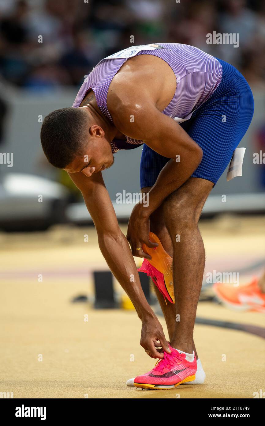 Elliot Giles of Great Britain competing in the 1500m Men Heat 4 at the ...