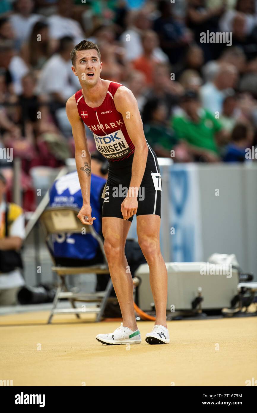 Kristian Hansen of Denmark competing in the 1500m Men Heat 4 at the ...