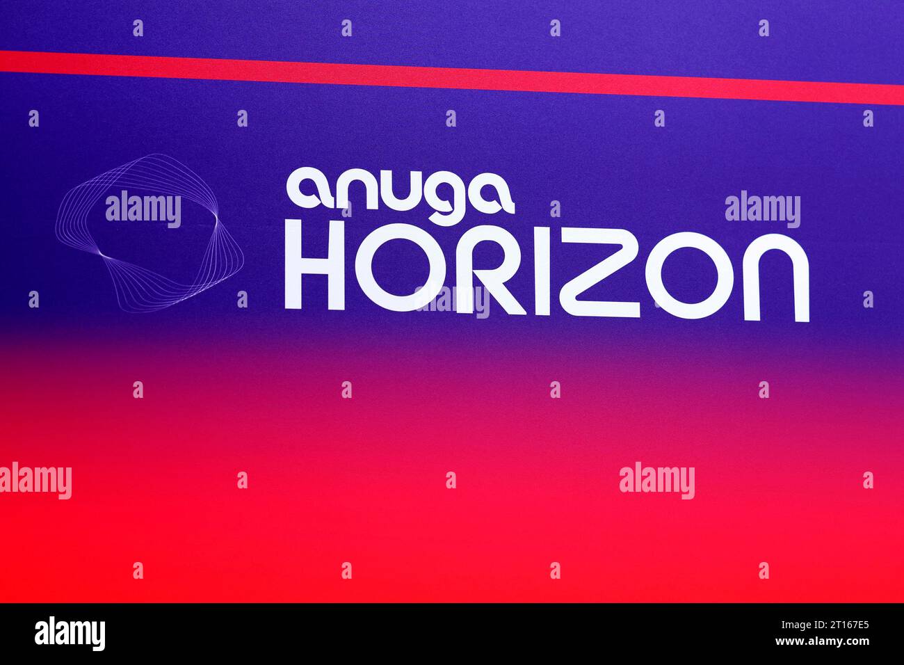 Das Logo der Veranstaltung auf der Anuga Horizon, dem Kongress zur ...