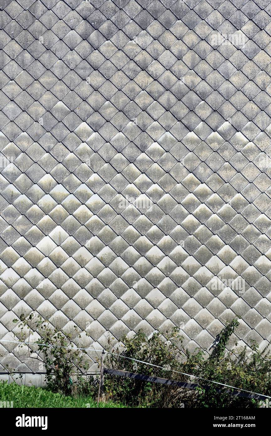 Eternit facade on farm, Eternit, fibre cement, year of construction ...