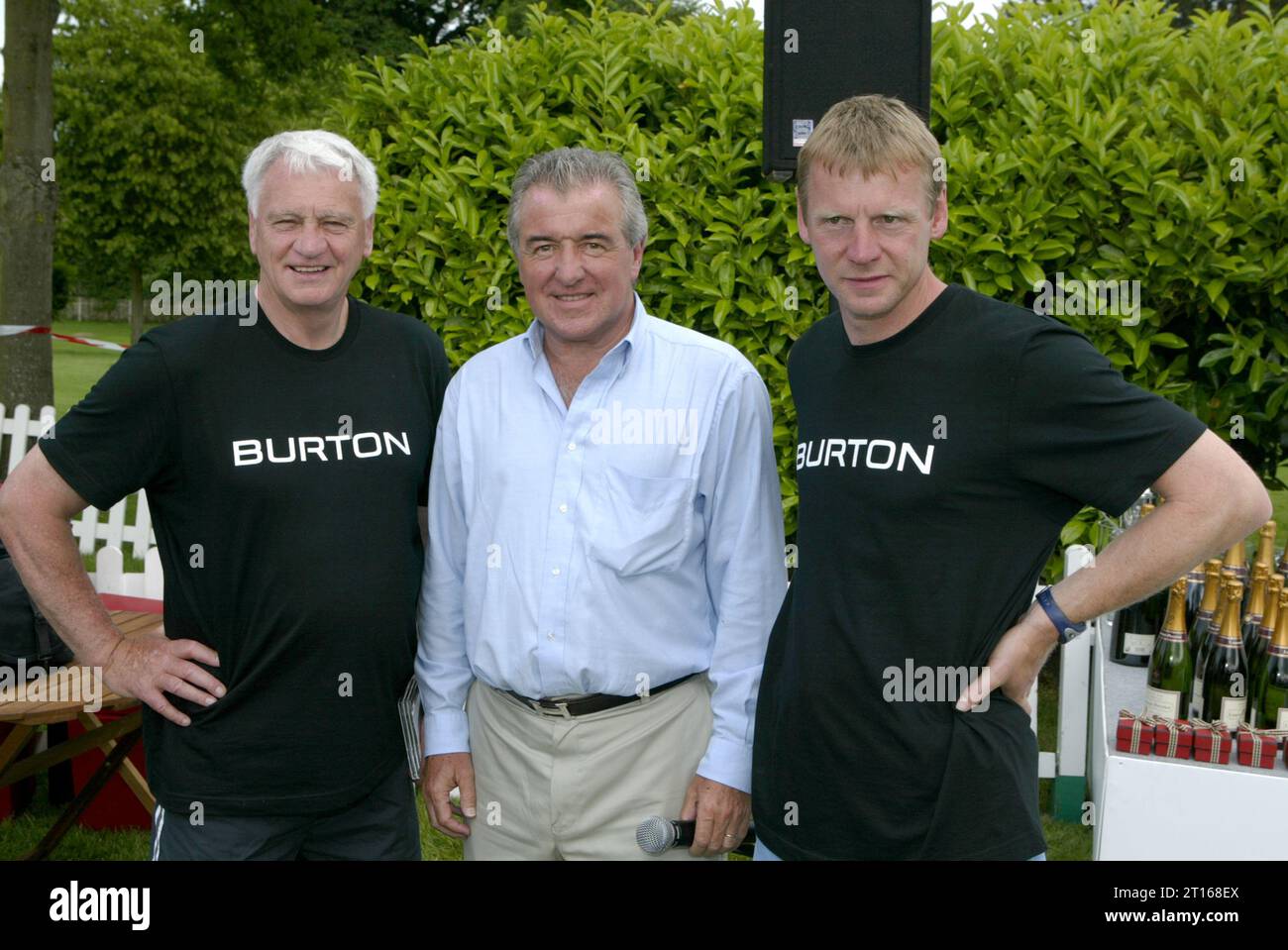 Bobby Robson, Terry Venables & Stuart Pearce at Burton charity football ...