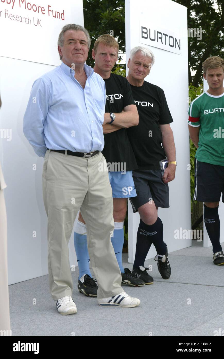Terry Venables, Stuart Pearce and Bobby Robson at Burton charity ...